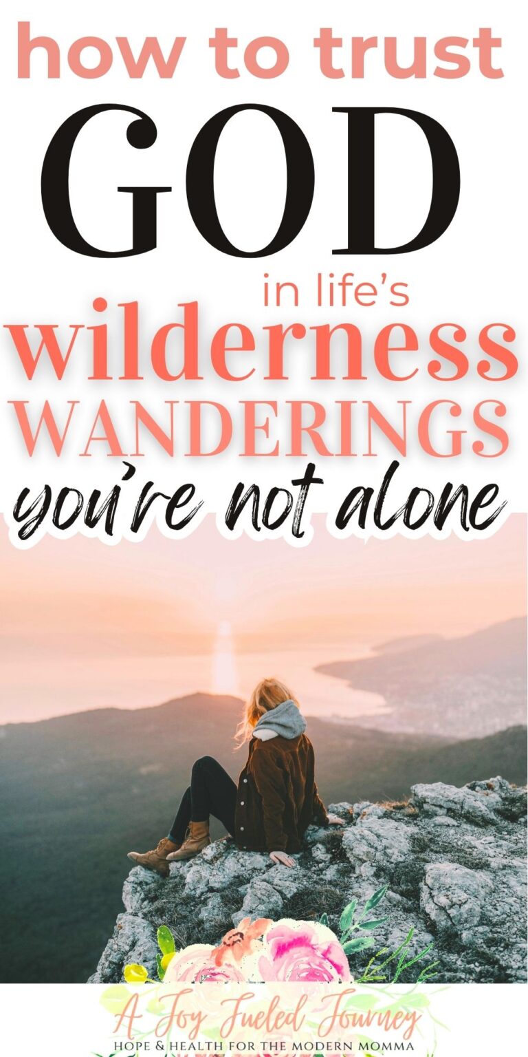 Trusting God in Life’s “Wilderness Wanderings” - A Joy Fueled Journey